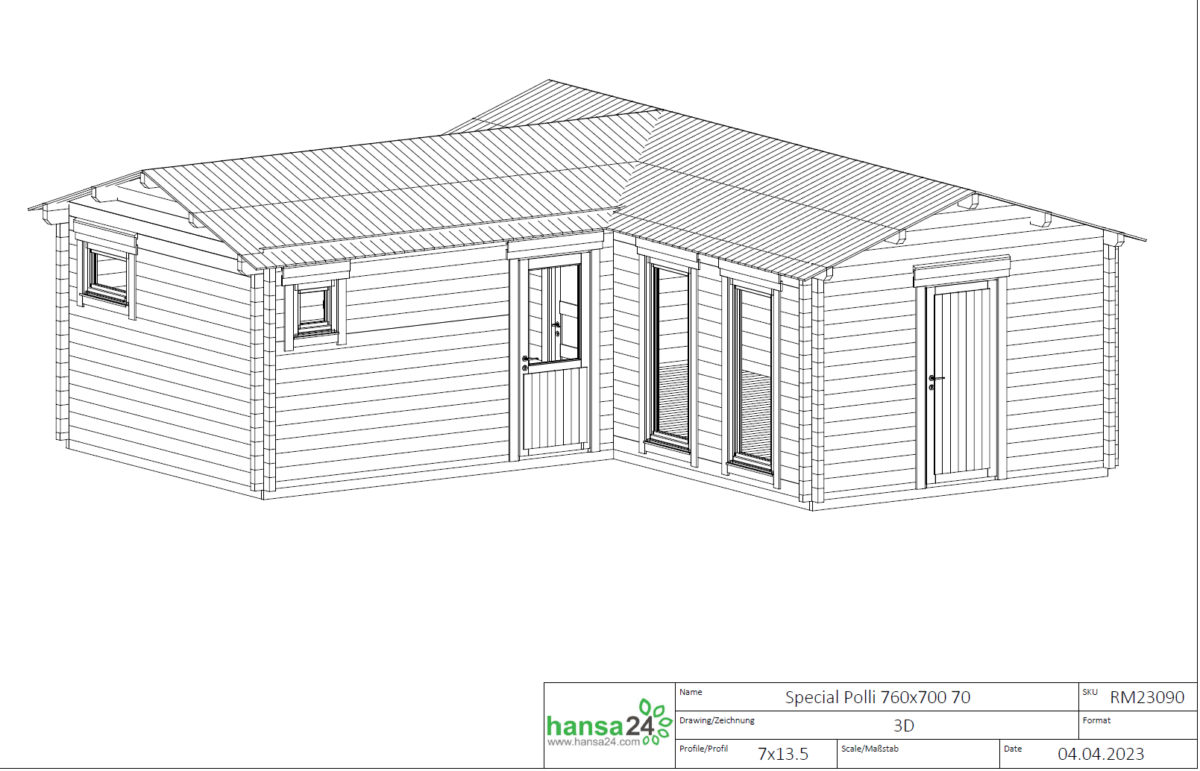 Erilahendus: RM23090 Special Polli 760x700 / 70mm Hansa Corner Deluxe ...